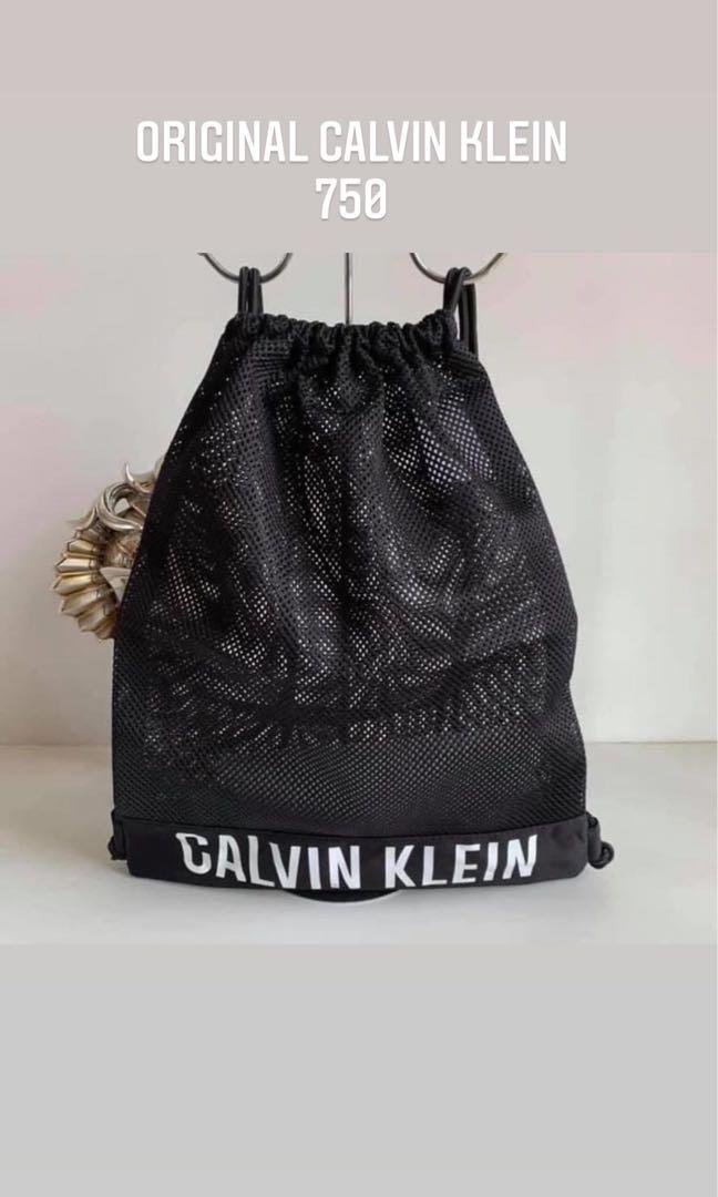 Original Calvin Klein Drawstring, Women's Fashion, Bags & Wallets ...