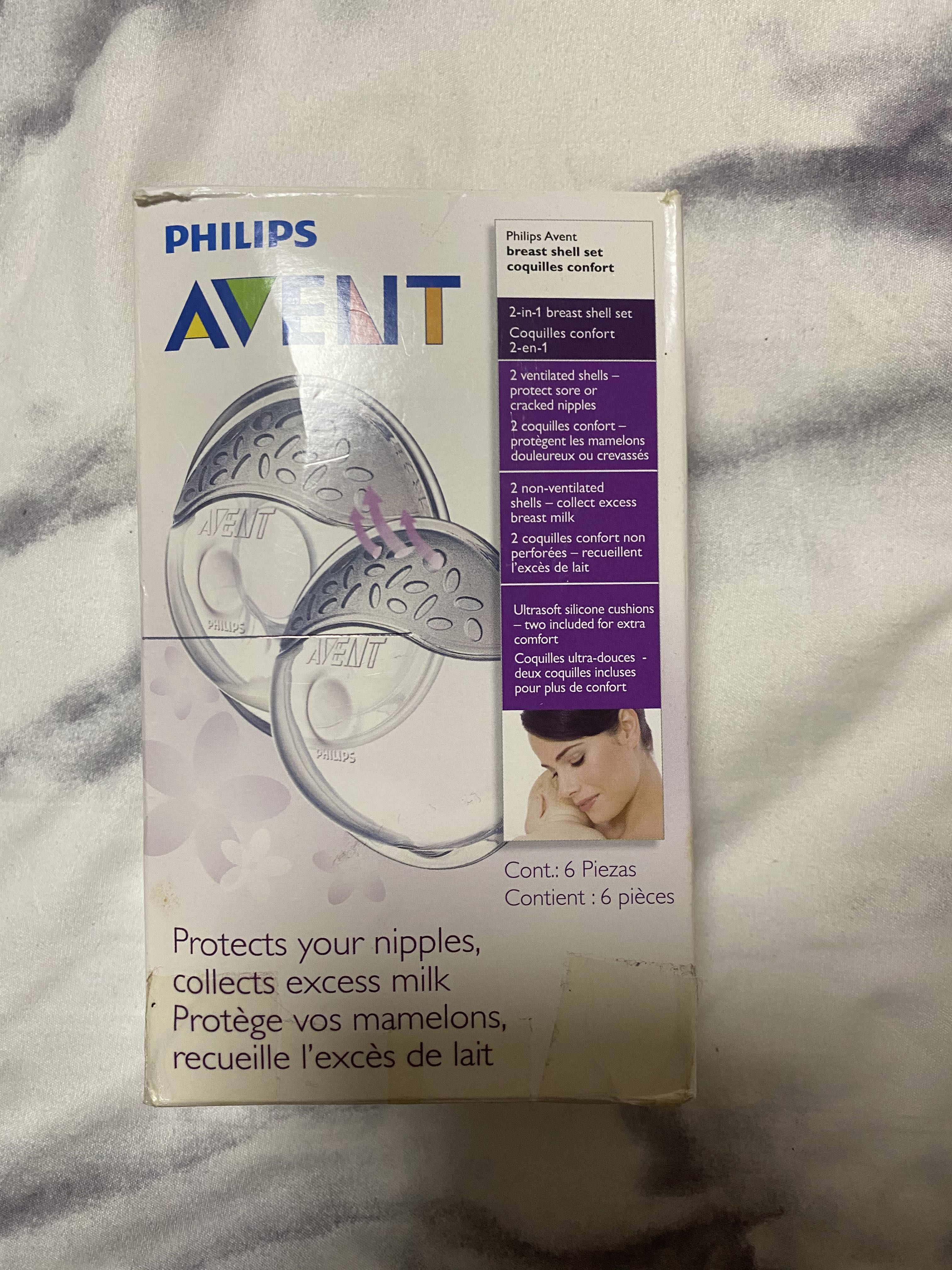 avent breast shells