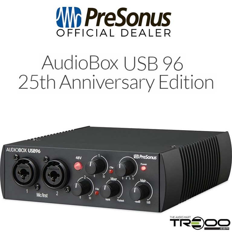 [Official] PreSonus AudioBox USB 96 (25th Anniversary Edition) USB ...