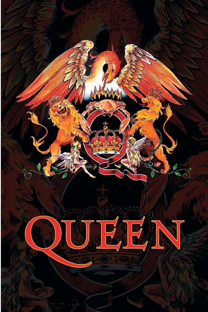 QUEEN LOGO BAND POSTER, Furniture & Home Living, Home Decor, Frames ...