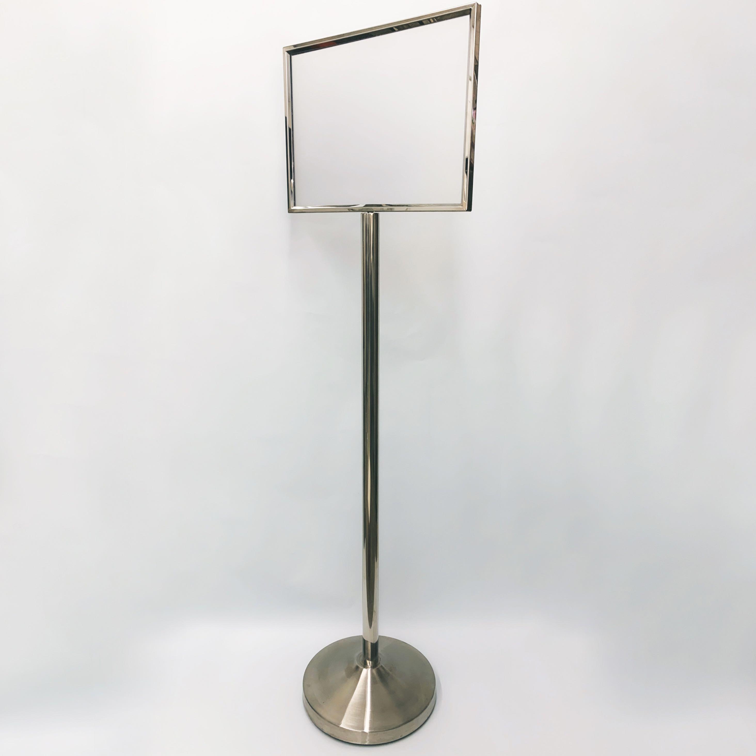 Sign Stand with A3 Stainless Steel Frame (Landscape) Double sided ...