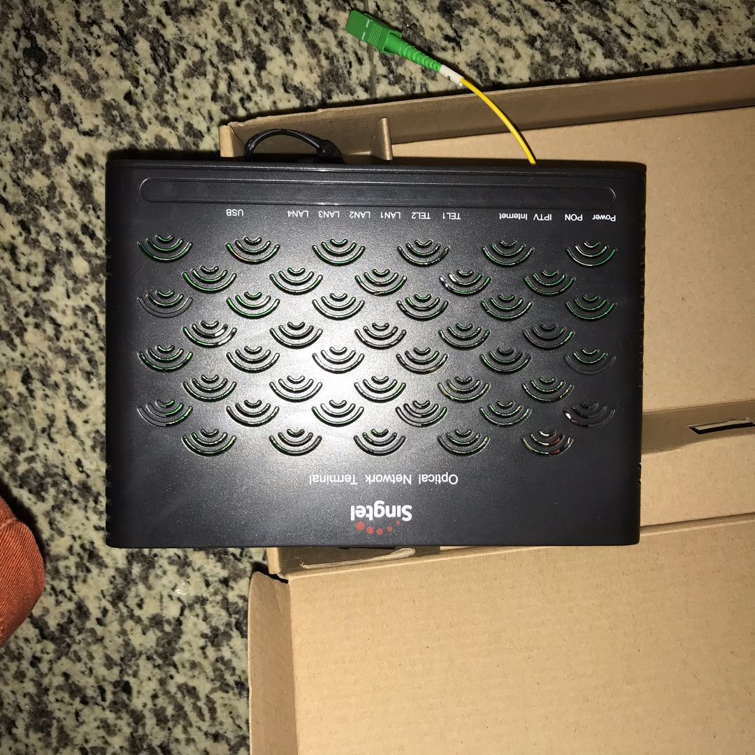 Singtel Optical network terminal, Computers & Tech, Parts & Accessories ...