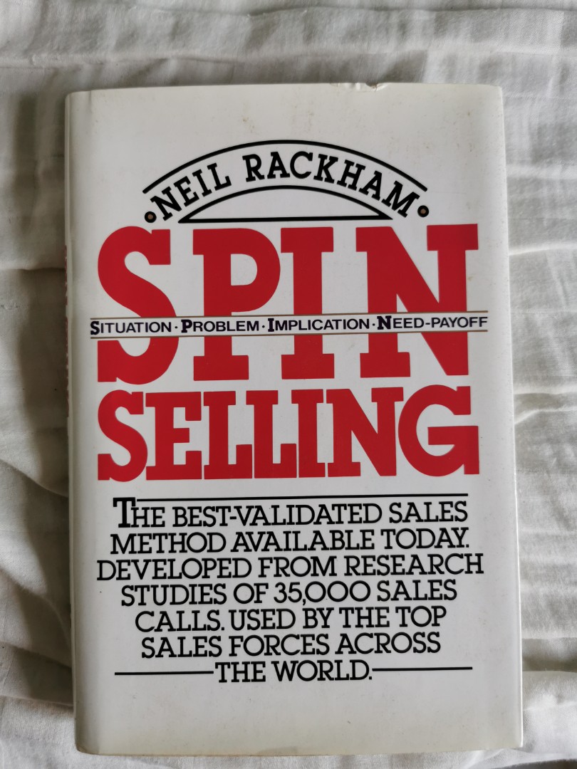 Spin Selling by Neil Rackham, Hobbies & Toys, Books & Magazines ...