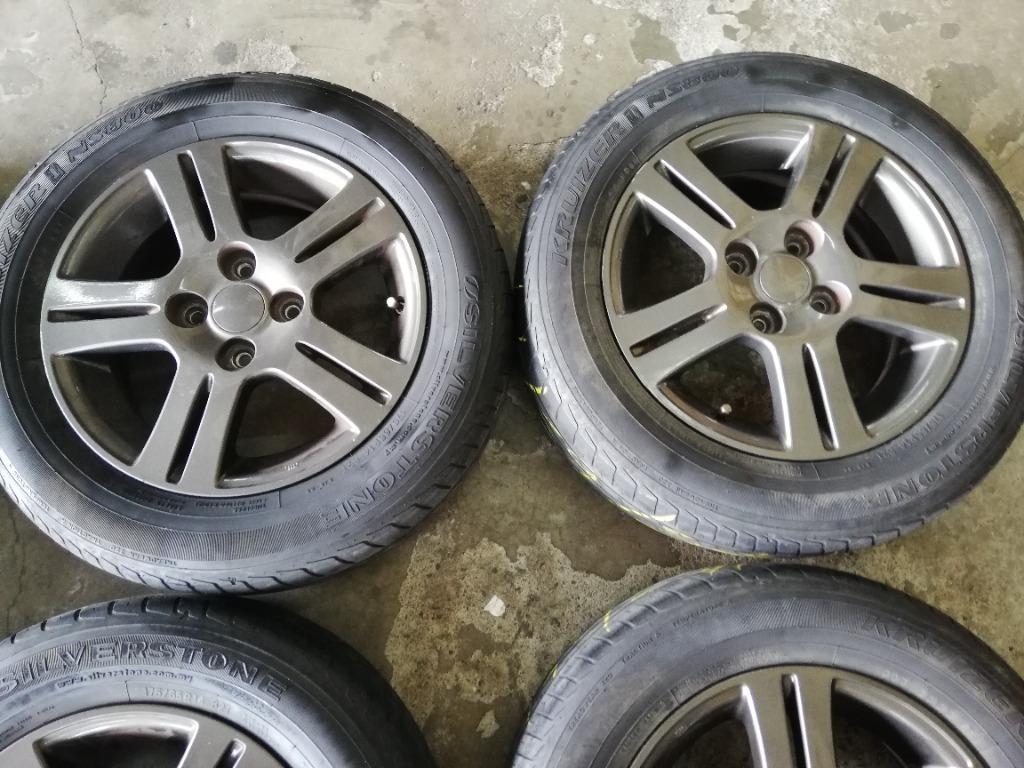 sport rim perodua myvi kelisa viva bezza axia 14 siap tayar 14 second ...