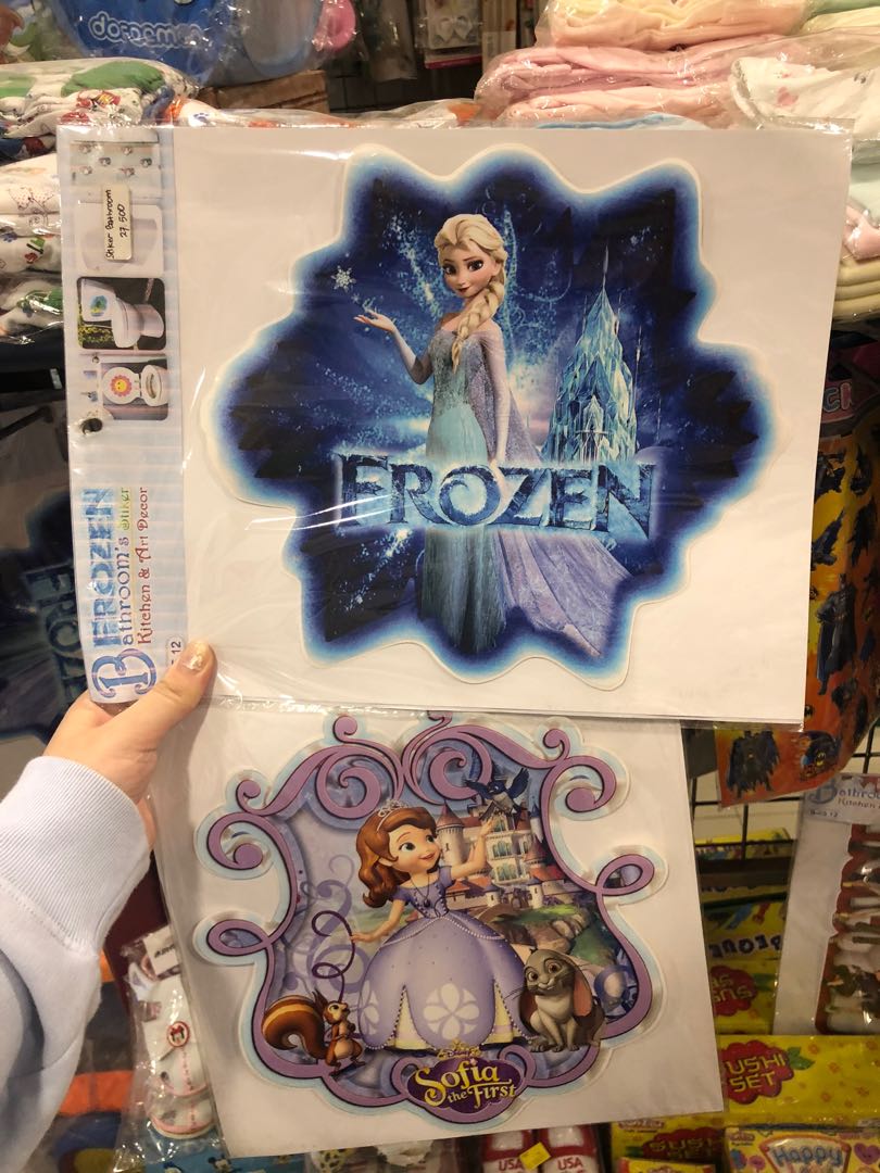 STICKER KAMAR MANDI, Desain & Kerajinan Tangan, Karya Seni di Carousell