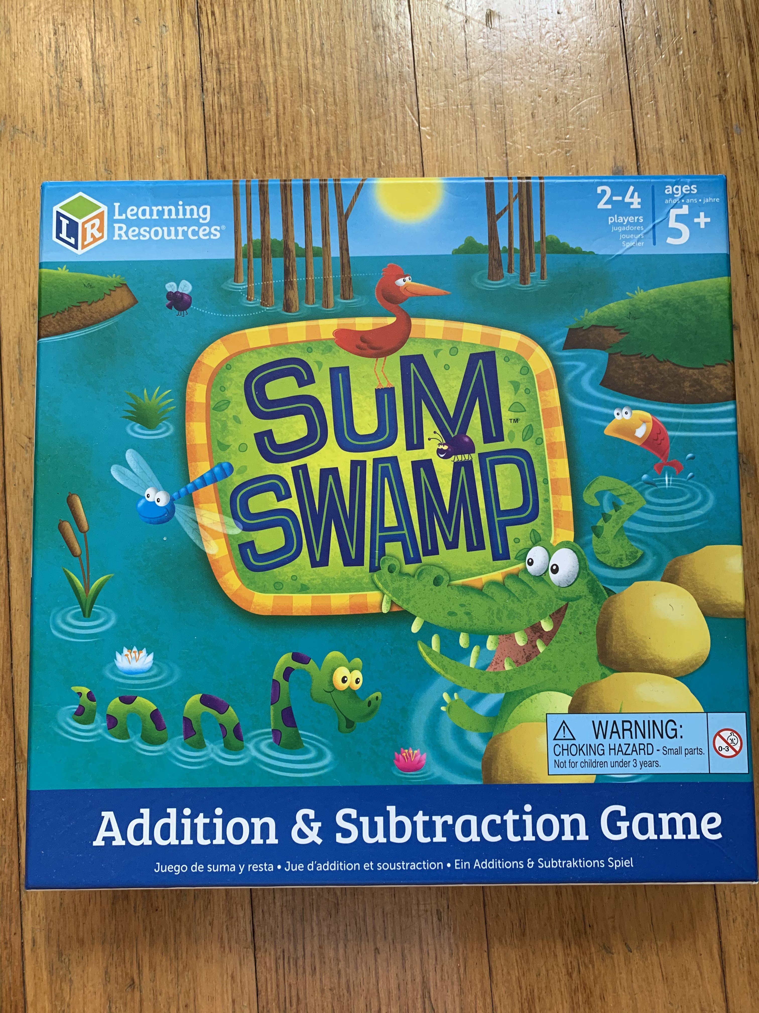 Sum Swamp Addition and Subtraction Game, Toys & Games, Board Games ...