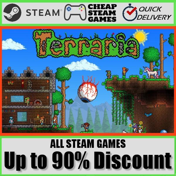 Terraria [PC Steam Game] CHEAP!!, Video Gaming, Gaming Accessories ...