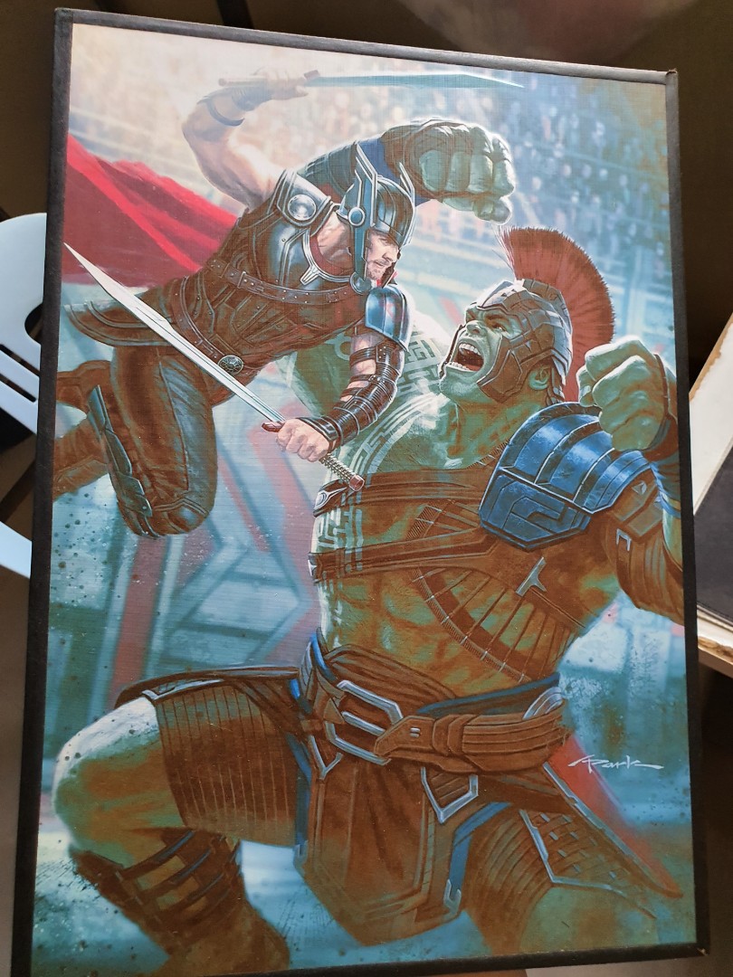 Thor Ragnarok arena battle print, Hobbies & Toys, Stationery & Craft ...