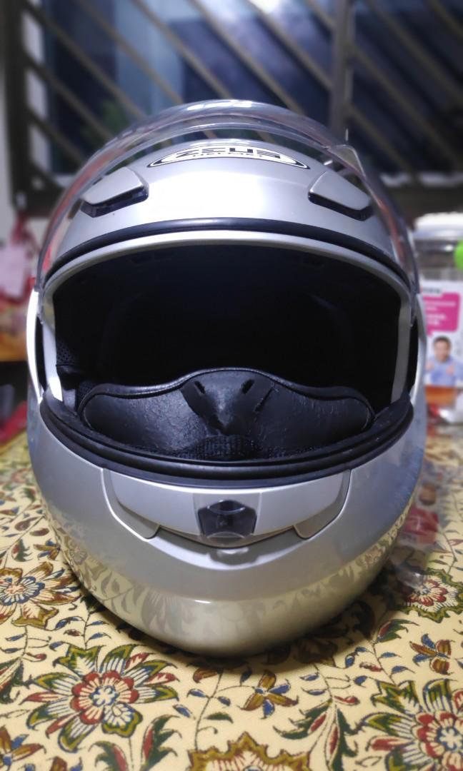 Zeus Modular Helmet. LTA Approved, Motorcycles, Motorcycle Apparel on ...