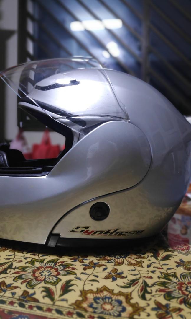 Zeus Modular Helmet. LTA Approved, Motorcycles, Motorcycle Apparel on ...