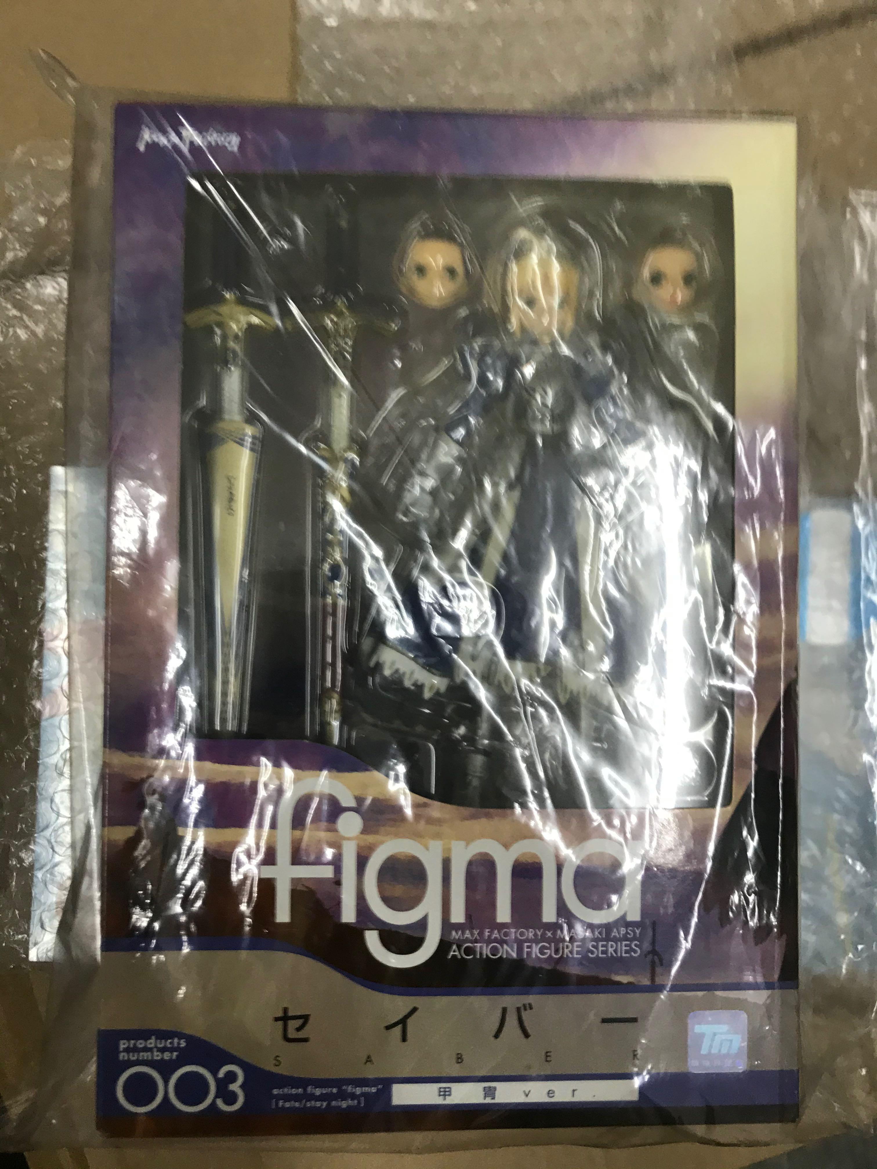 全新 Figma 003 Saber + Figma SP-004 PS2 Fate Unlimited Codes 連特典 白色 Saber ...