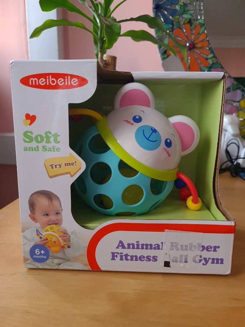 Animal Rubber Fitness Ball Gym, Babies & Kids, Infant Playtime on Carousell