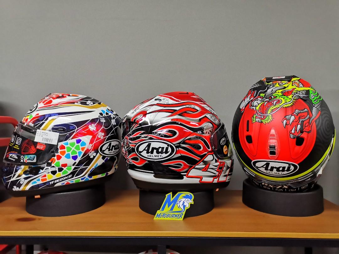 Arai helmets RX7X Tatsuki Dragon Oriental Haga Nakano, Motorcycles ...