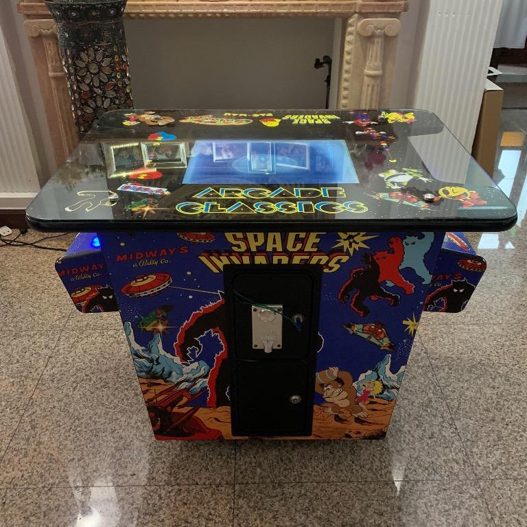 Arcade game tabletop cocktail 1980s classic games, Toys & Games, Video ...