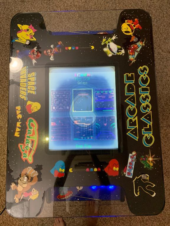 Arcade game tabletop cocktail 1980s classic games, Toys & Games, Video ...