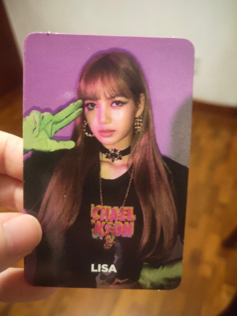 Blackpink Lisa the first mini album photocard, Hobbies & Toys ...