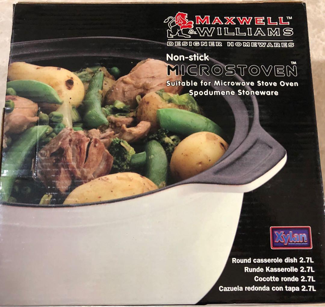 BNIB Maxwell Williams Non-stick Microstoven Stoneware Round Casserole ...