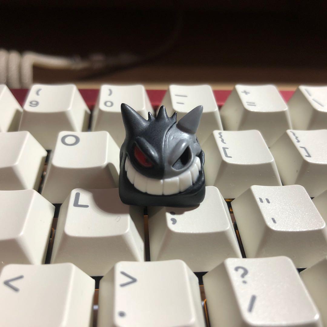 BOB’s Gengar (Halfskull) custom mechanical keyboard artisan keycap ...