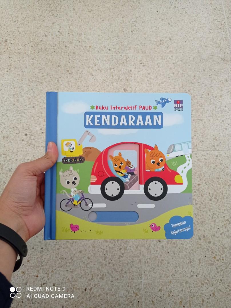 Buku Interaktif paud kendaraan, Buku & Alat Tulis, Buku Anak-Anak di ...