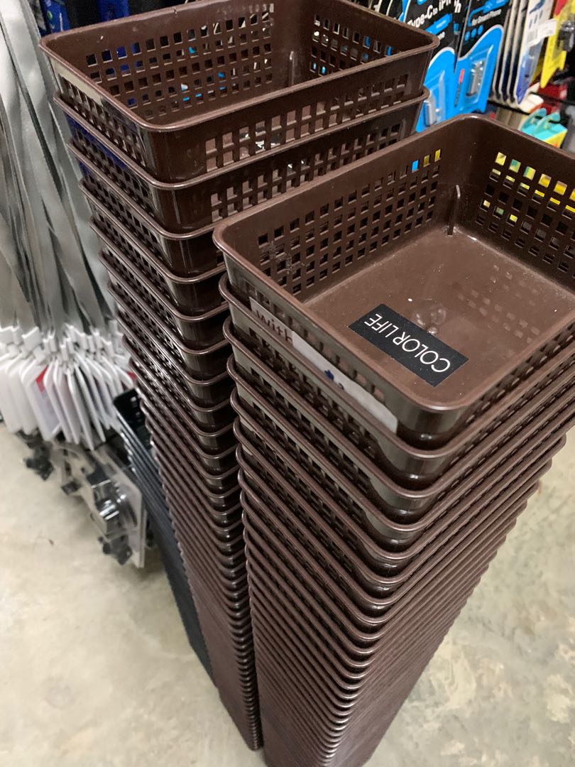 Daiso plastic container, Furniture & Home Living, Home Improvement ...