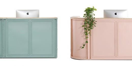 French style NEW Reception desk, 傢俬＆家居, 傢俬, 桌子 - Carousell