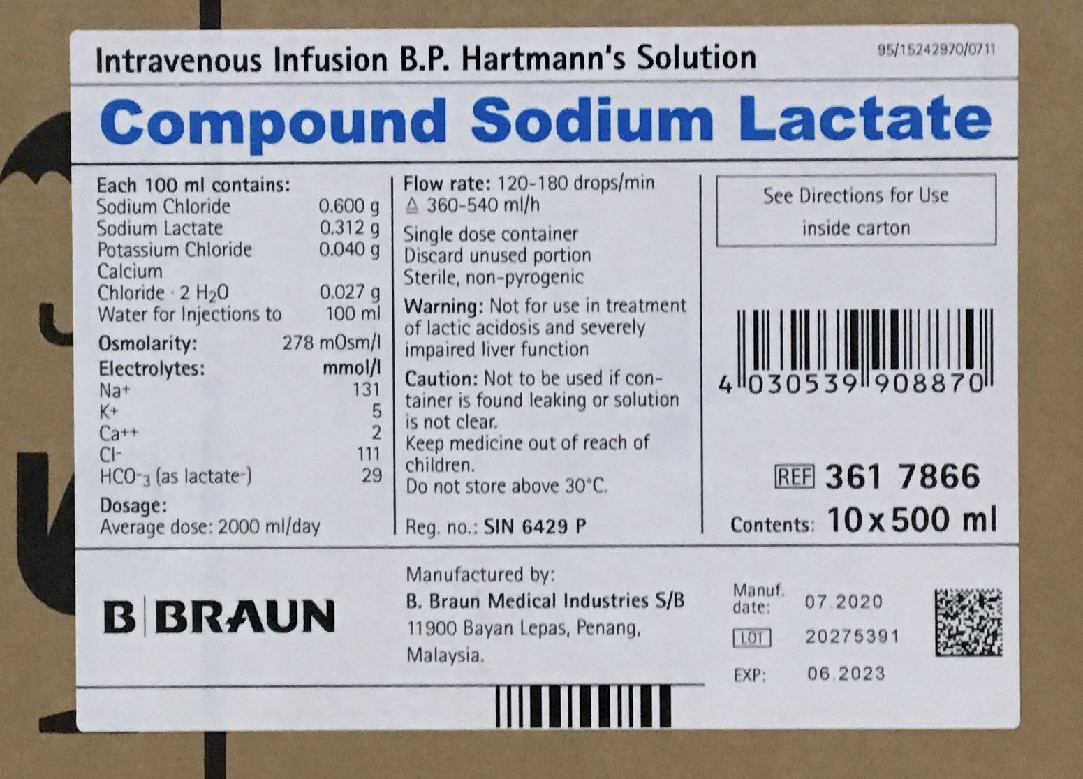 Hartmann’s solution, Pet Supplies, Homes & Other Pet Accessories on ...