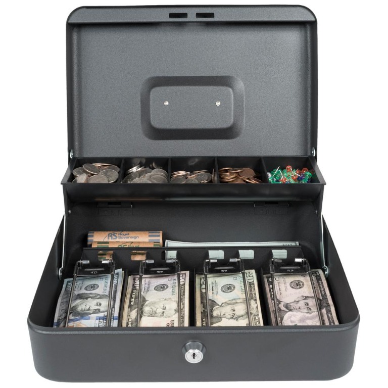 Cash Box Heavy Duty HB-420 Metal Toolbox Tool Box 2 Layer Steel ...