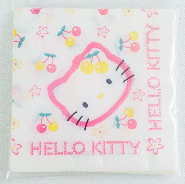 Hello Kitty Paper Napkin Furniture And Home Living Kitchenware And Tableware Towels Napkins