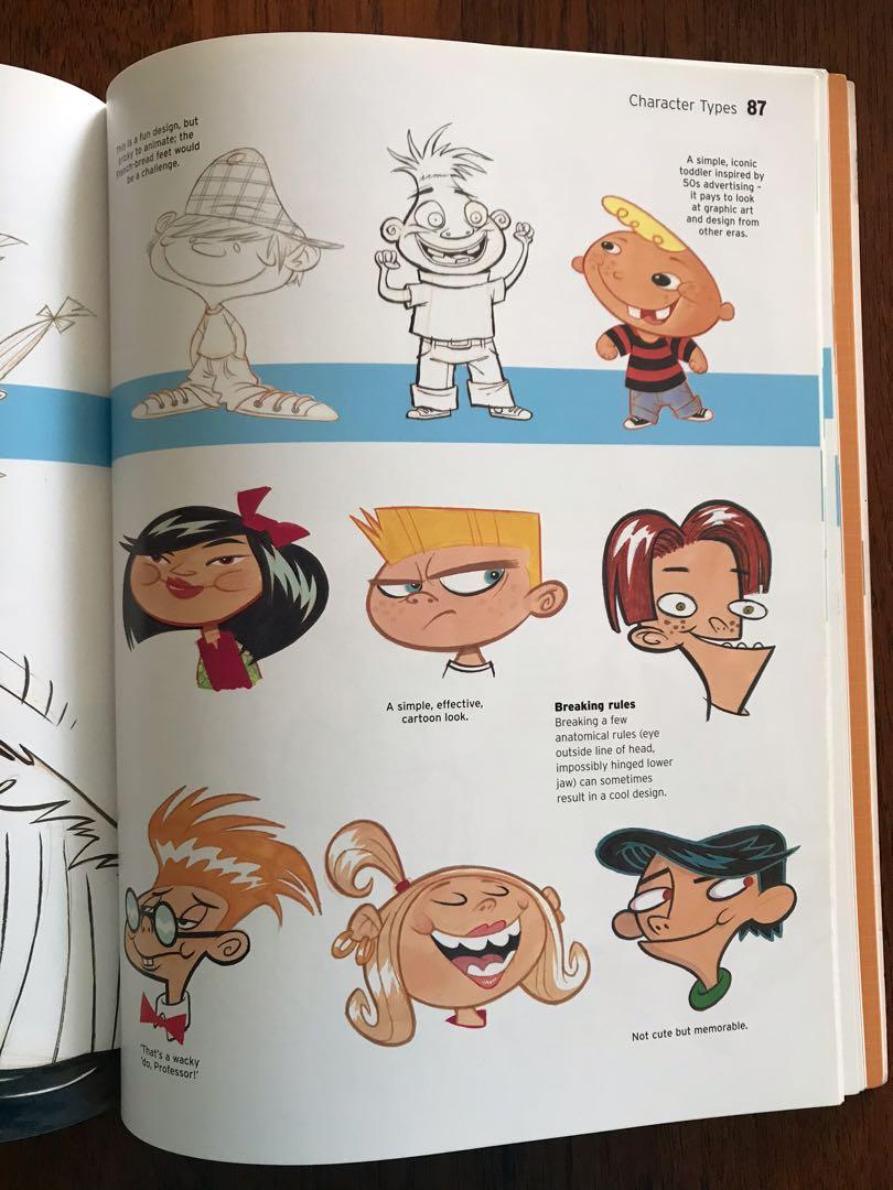 How To Draw And Paint Crazy Cartoon Characters Books Stationery