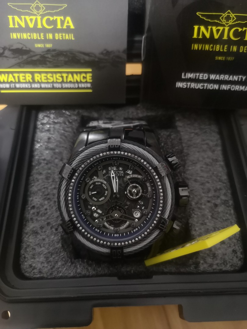 INVICTA Reserve Bolt Zeus Men Diamond Watch, Mobile Phones & Gadgets ...
