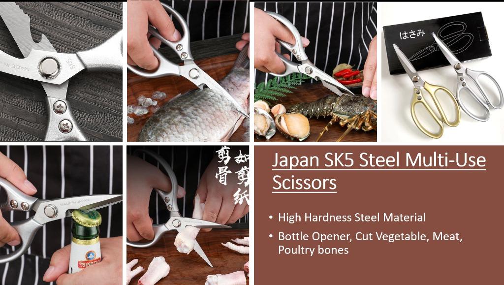 Japan SK5 Steel Multi-Use Scissors, Furniture & Home Living ...