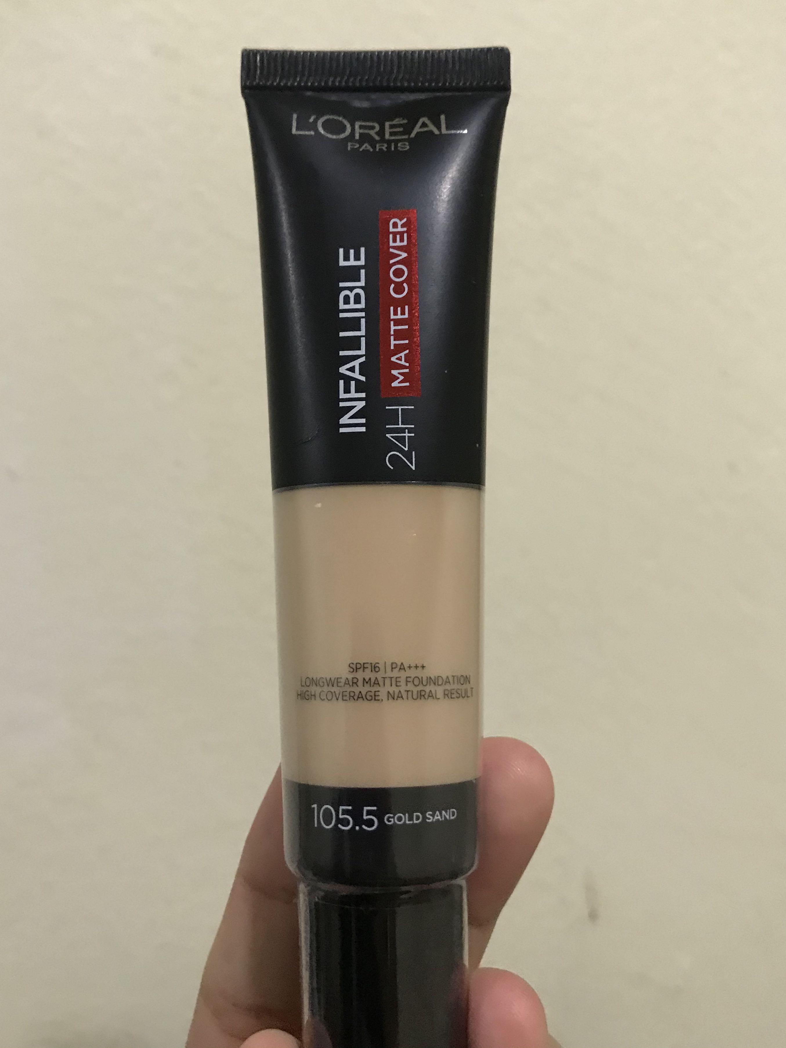 Loreal Infallible Pro Matte Foundation 105.5, Beauty & Personal Care ...