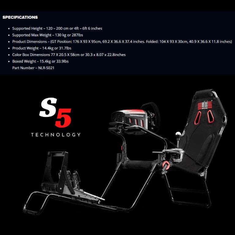 [instock] NEXT LEVEL RACING GT LITE / NOT F-GT LITE / Wheelstand ...