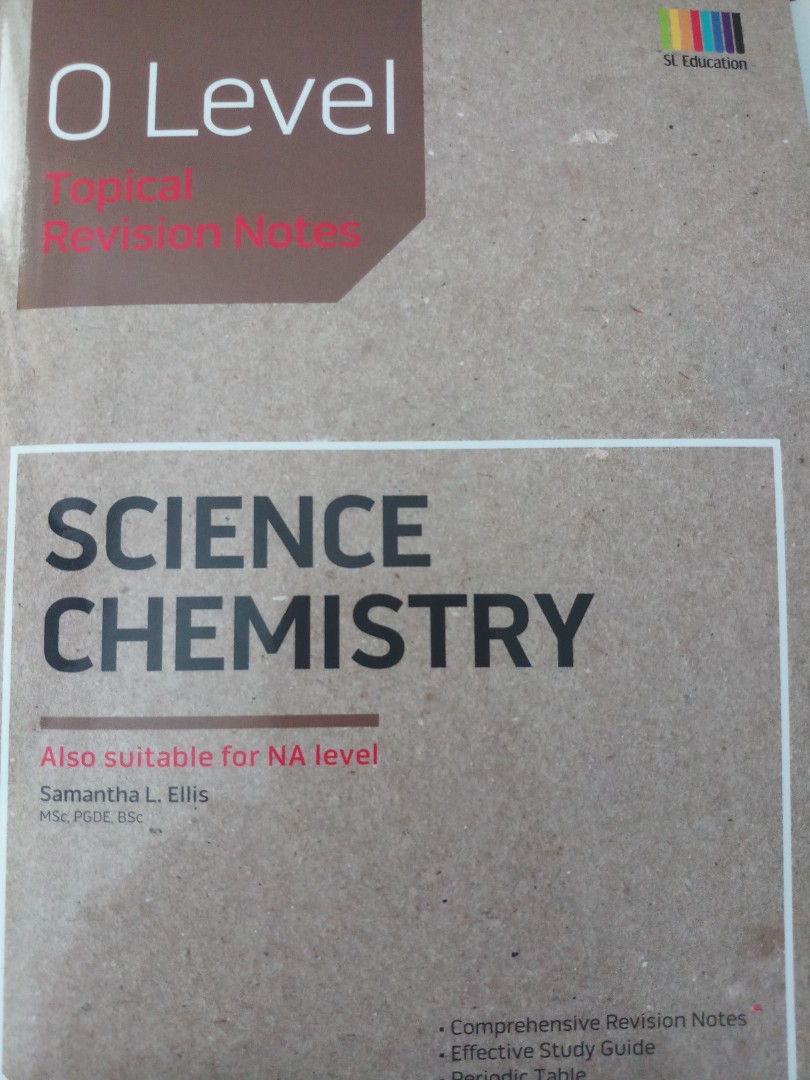 O level science/combined chemistry topical revision notes, Hobbies ...