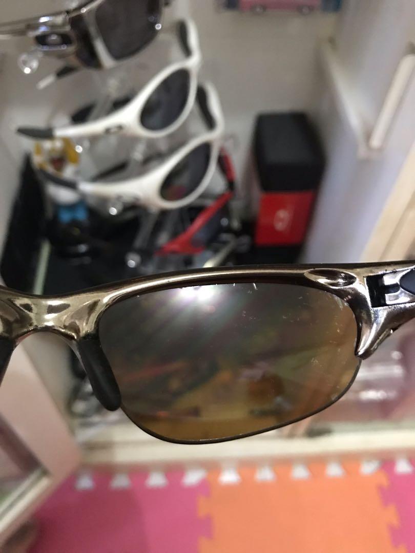 OAKLEY HALF JACKET BLACK CHROME, Men's Fashion, Watches & Accessories ...