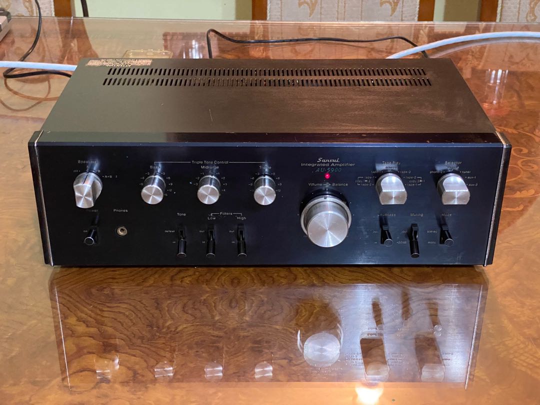 Sansui AU-5900 integrated stereo amplifier, Audio, Soundbars, Speakers & Amplifiers on Carousell