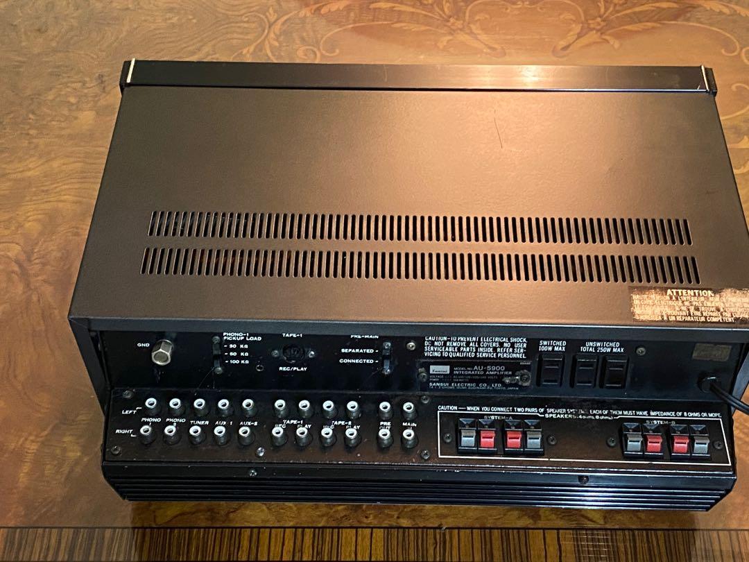 Sansui AU-5900 integrated stereo amplifier, Audio, Soundbars, Speakers & Amplifiers on Carousell