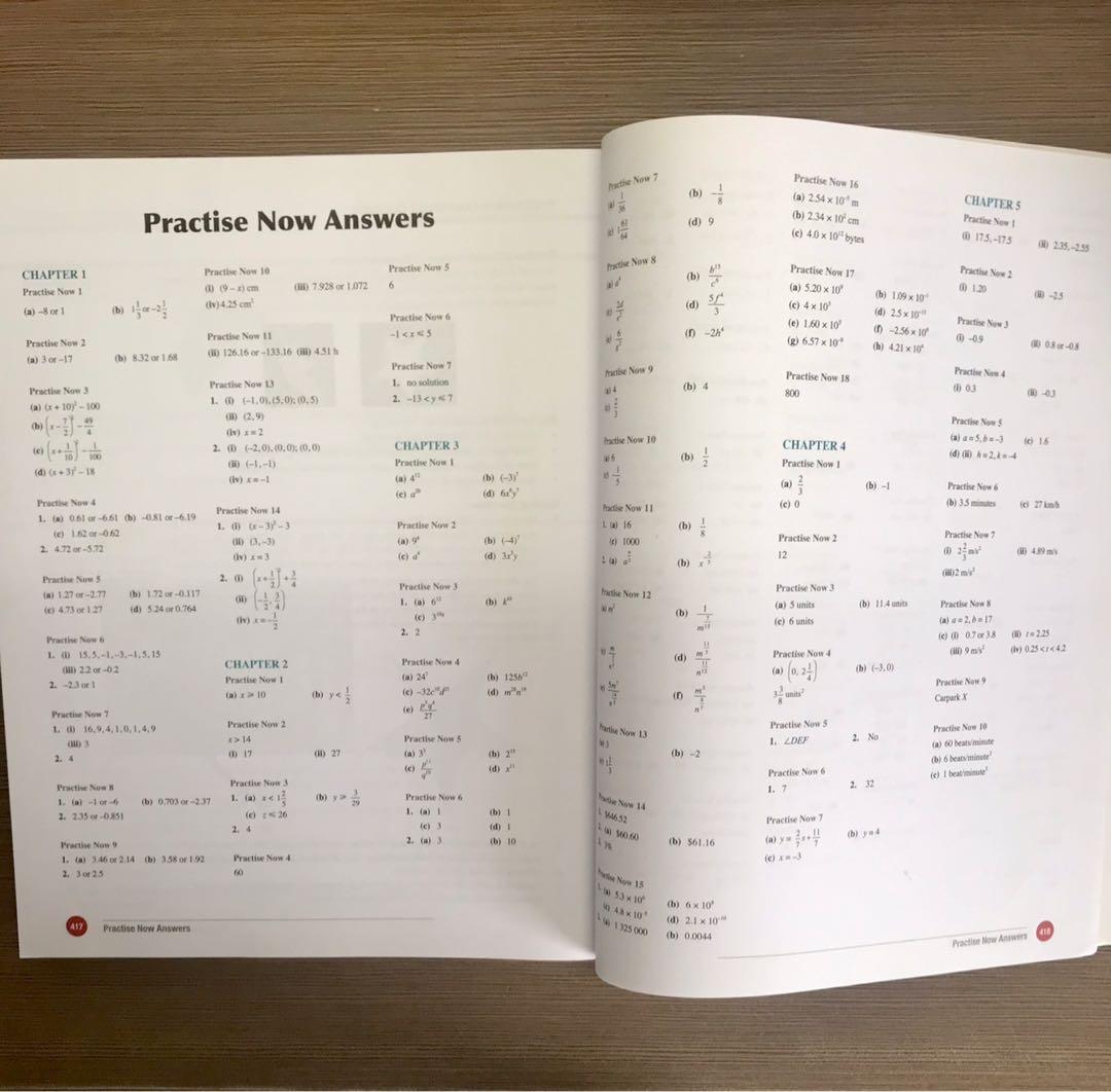 Sec 3 New Syllabus Mathematics 7th Edition Textbook + solutions ...