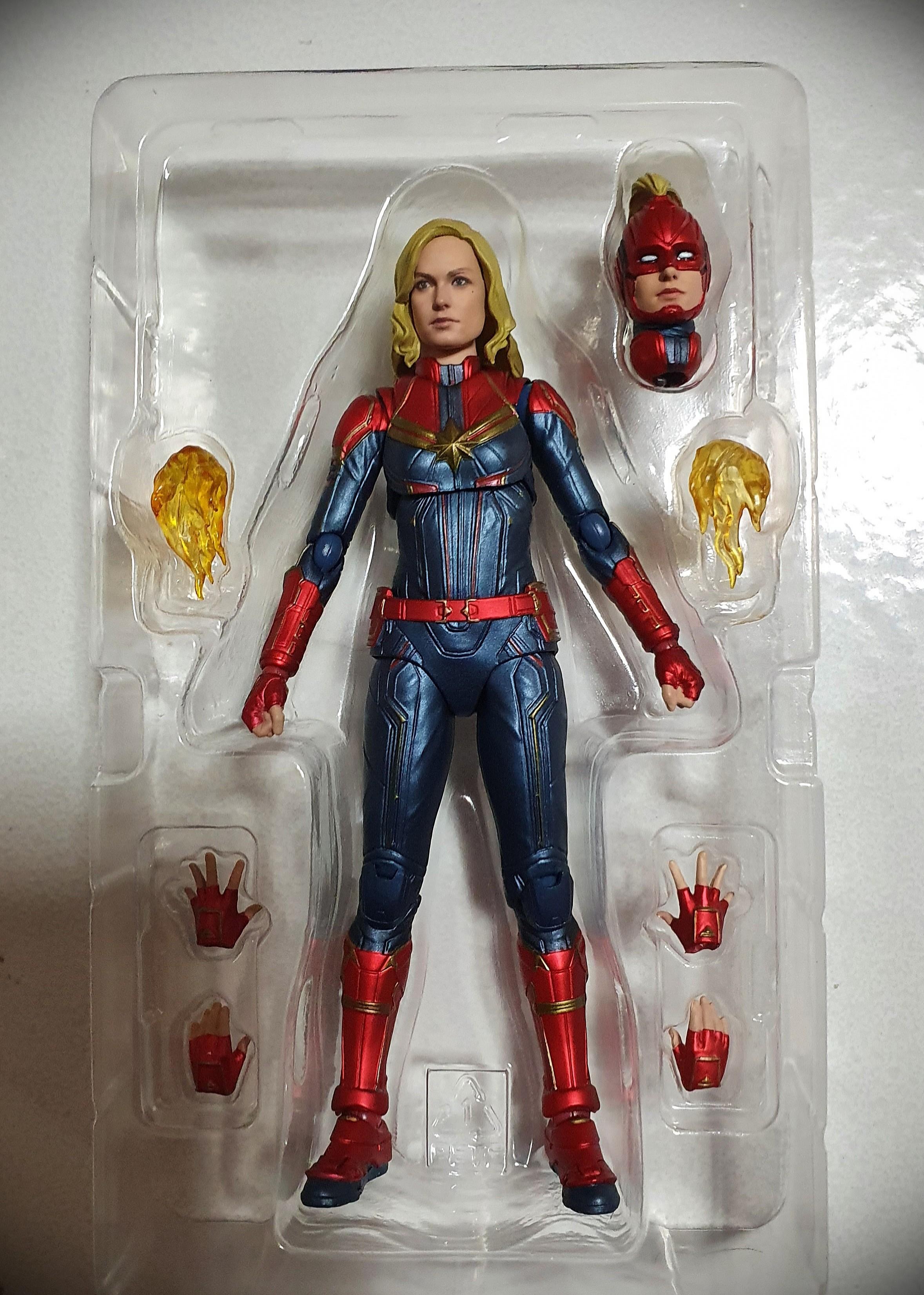 SHF Captain Marvel Avengers SHFiguarts Figuarts S.H.Figuarts Bandai ...
