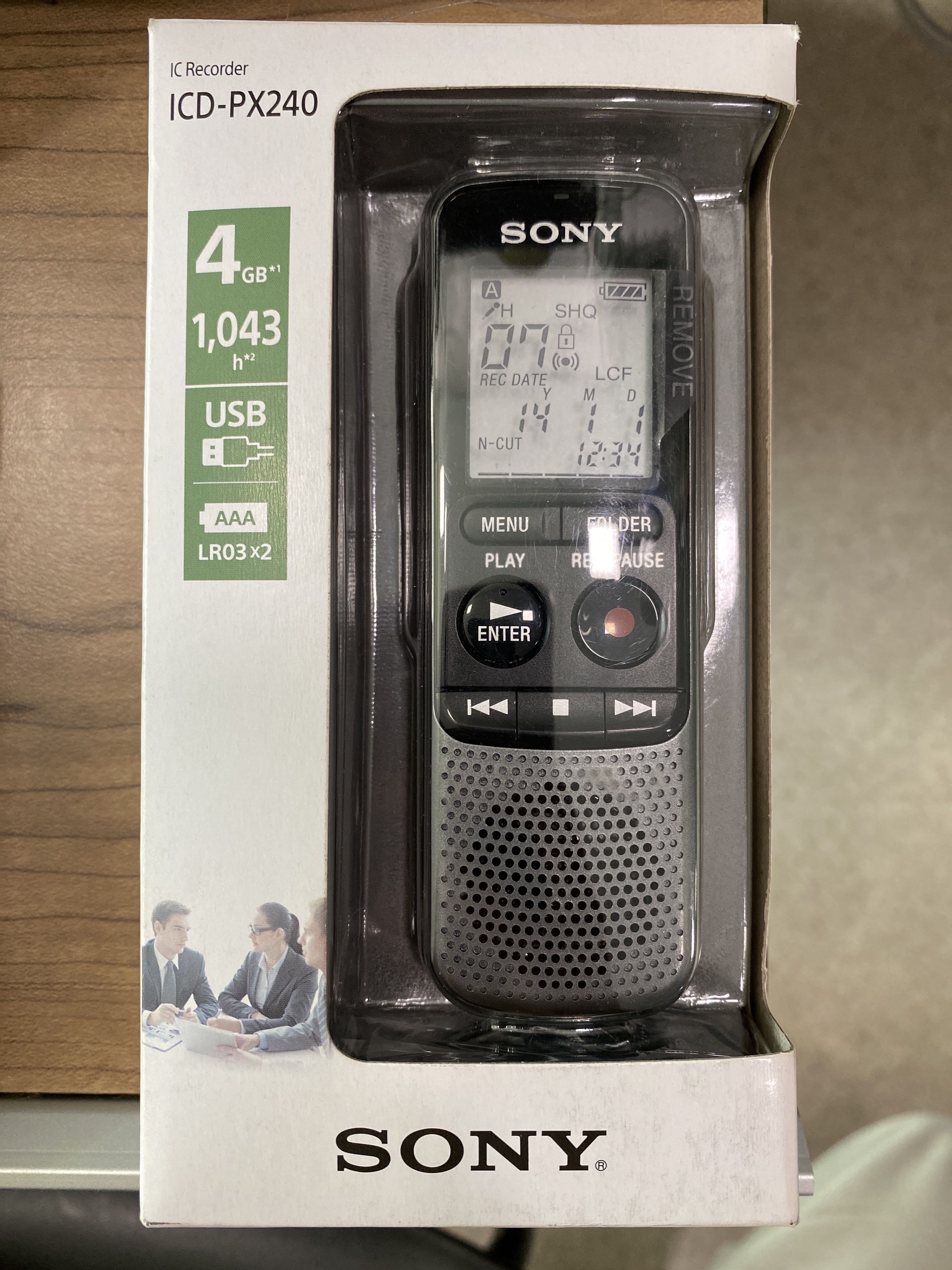 Sony IC Recorder ICD-PX240, Audio, Voice Recorders on Carousell