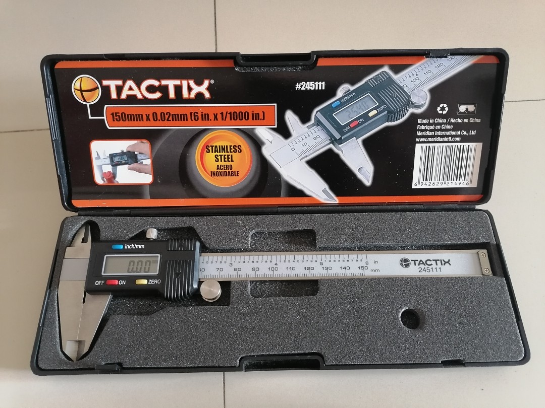 Tactix vernier caliper, Health & Nutrition, Assistive & Rehabilatory ...