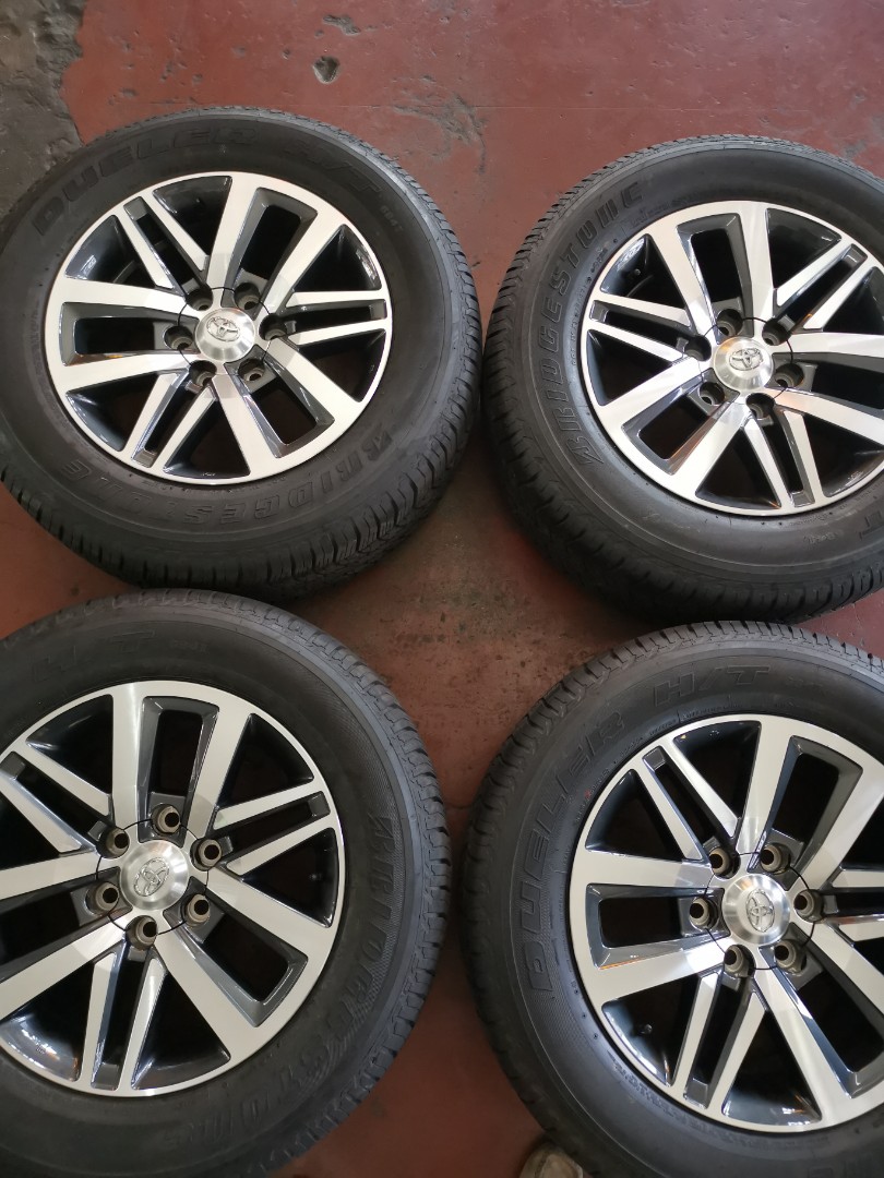Toyota Fortuner Mags and Tires 18, Car Parts & Accessories, Mags and ...