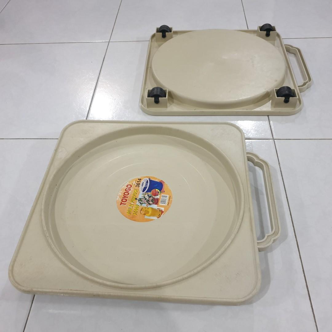 Tray with roller wheel - Multipurpose gas bottle cylinder tank flower ...