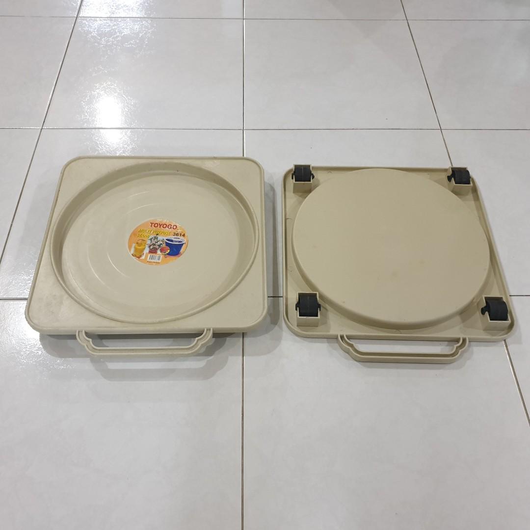 Tray with roller wheel - Multipurpose gas bottle cylinder tank flower ...