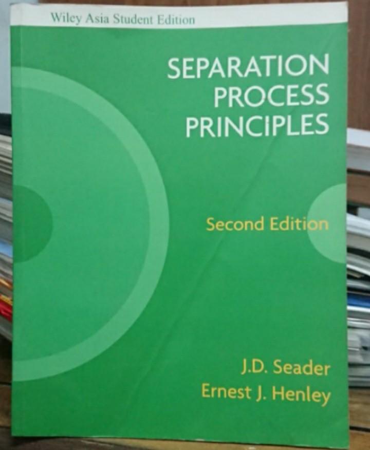 Various Chem Eng Textbooks: Fluid Mechanics, Elementary Principles of ...