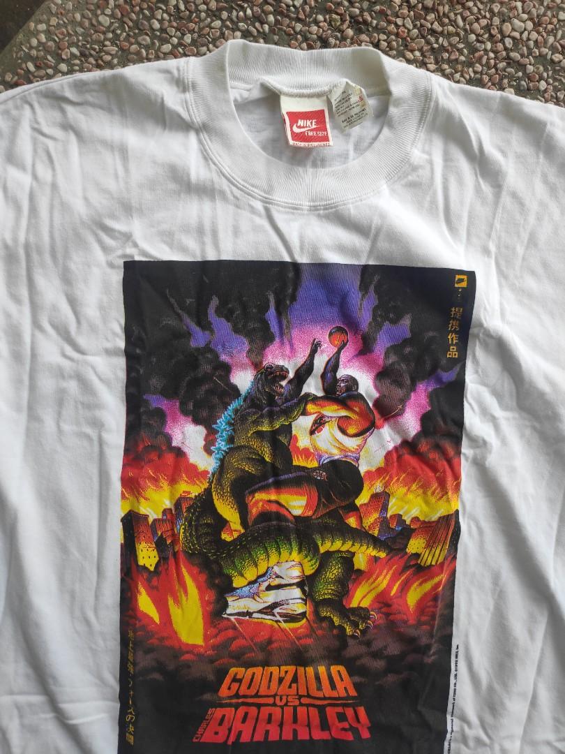 Vintage Nike Barkley Godzilla 90s Nike Swoosh, Men's Fashion, Tops ...