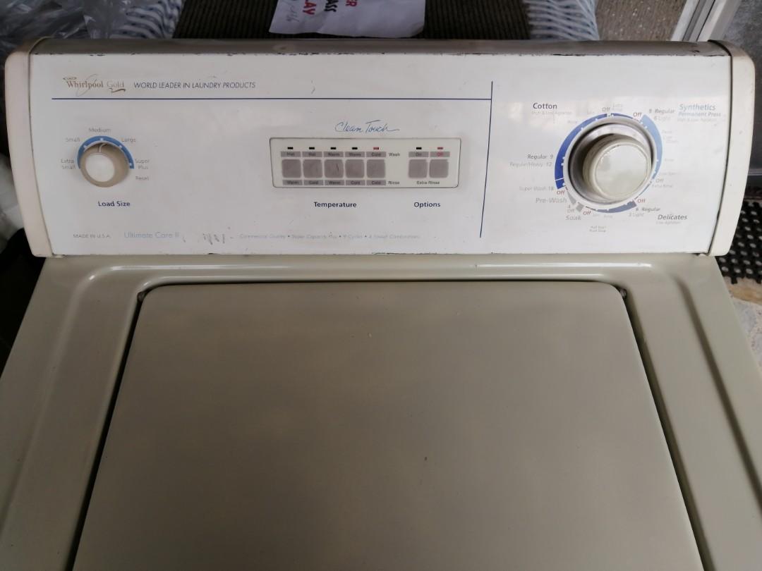 Whirlpool Heavy Duty Washing Machine 10.5kg 220v, TV & Home Appliances ...