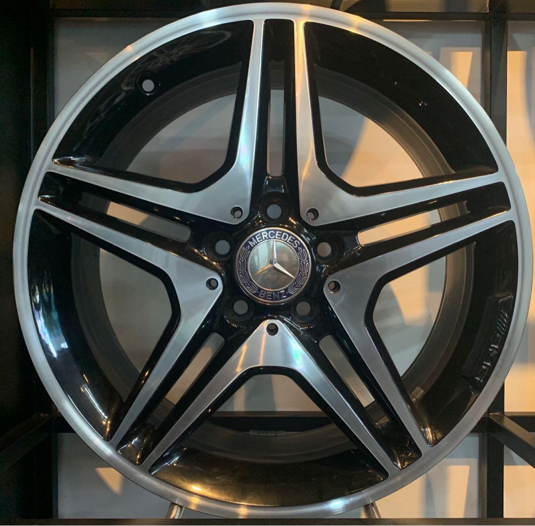 18” Original AMG rim, Car Accessories, Tyres & Rims on Carousell