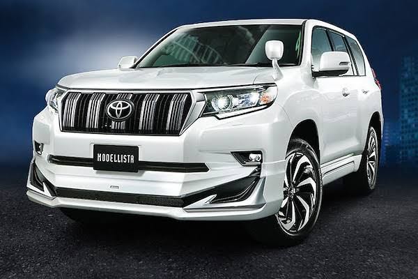 2018 to 2021 Toyota Landcruiser Prado Modellista bodykit Fj150 chin ...