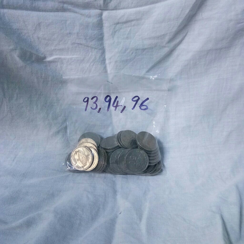 50 Sen 93, 94, 96 Cent Coin Syiling Malaysia, Hobbies & Toys ...